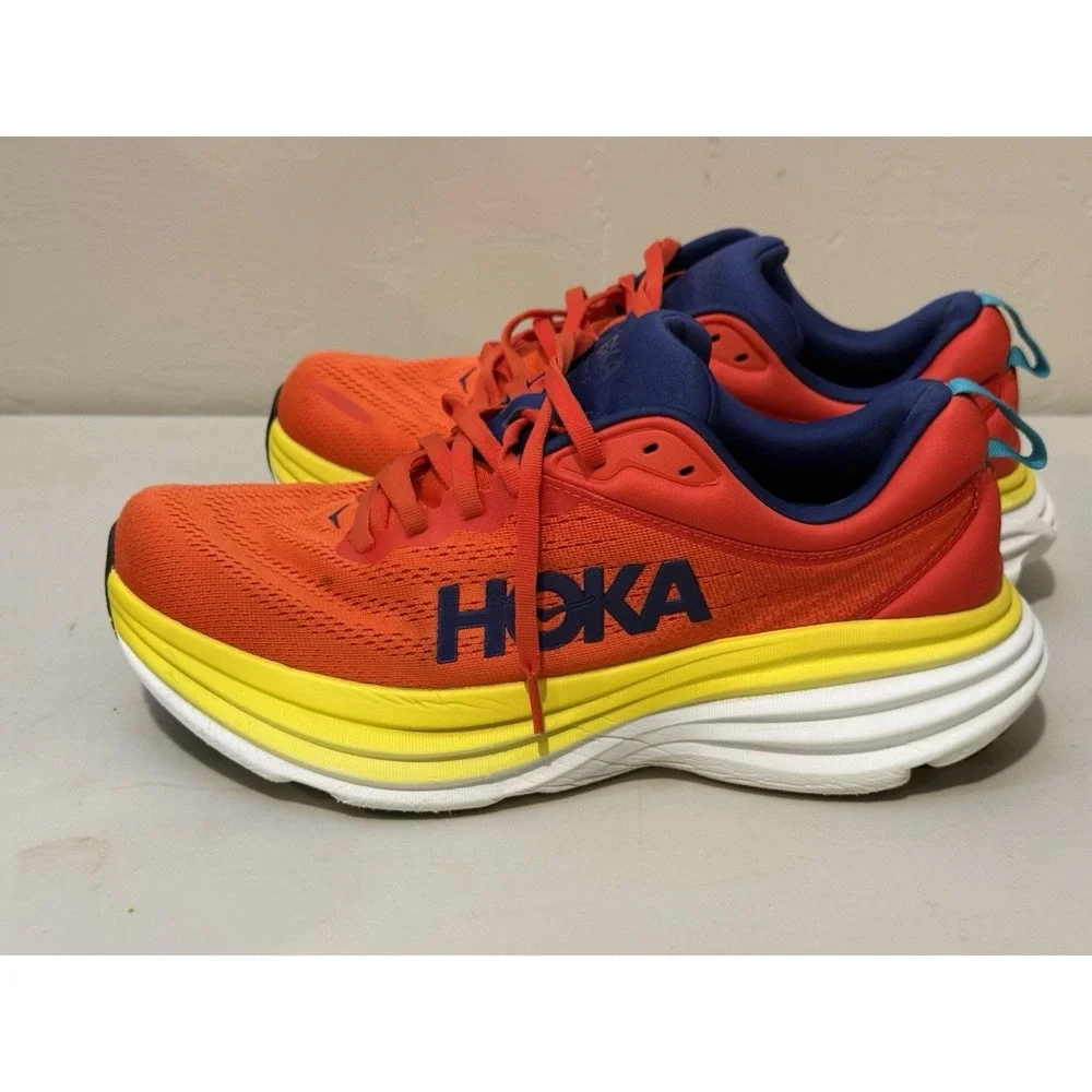 Hoka One One | Shoes | Hoka One One Bondi 8 Mens Size D Us Red Alert ...